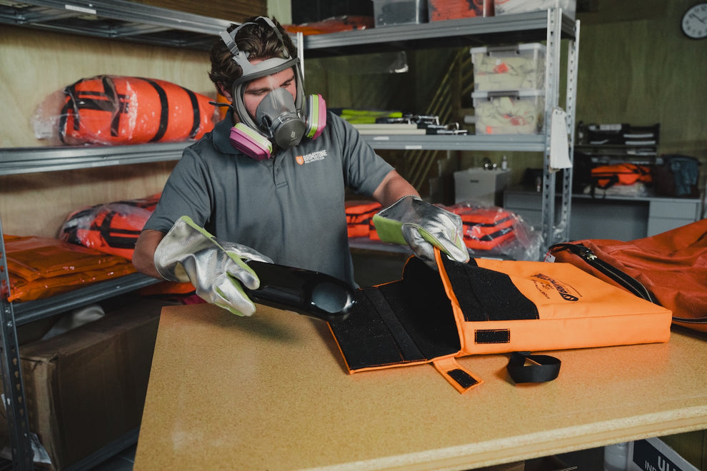 LFIM®-USA Li-Ion Fire Incident Mask – Brimstone Fire Protection
