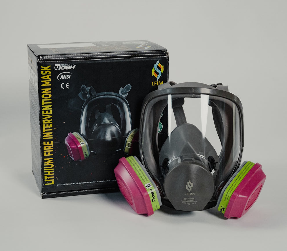 LFIM®-USA Li-Ion Fire Incident Mask – Brimstone Fire Protection