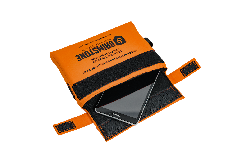 Mini Preventer™ Li-lon Fire Containment Bag (8" Tablet-Sized / 29.6 Wh ...